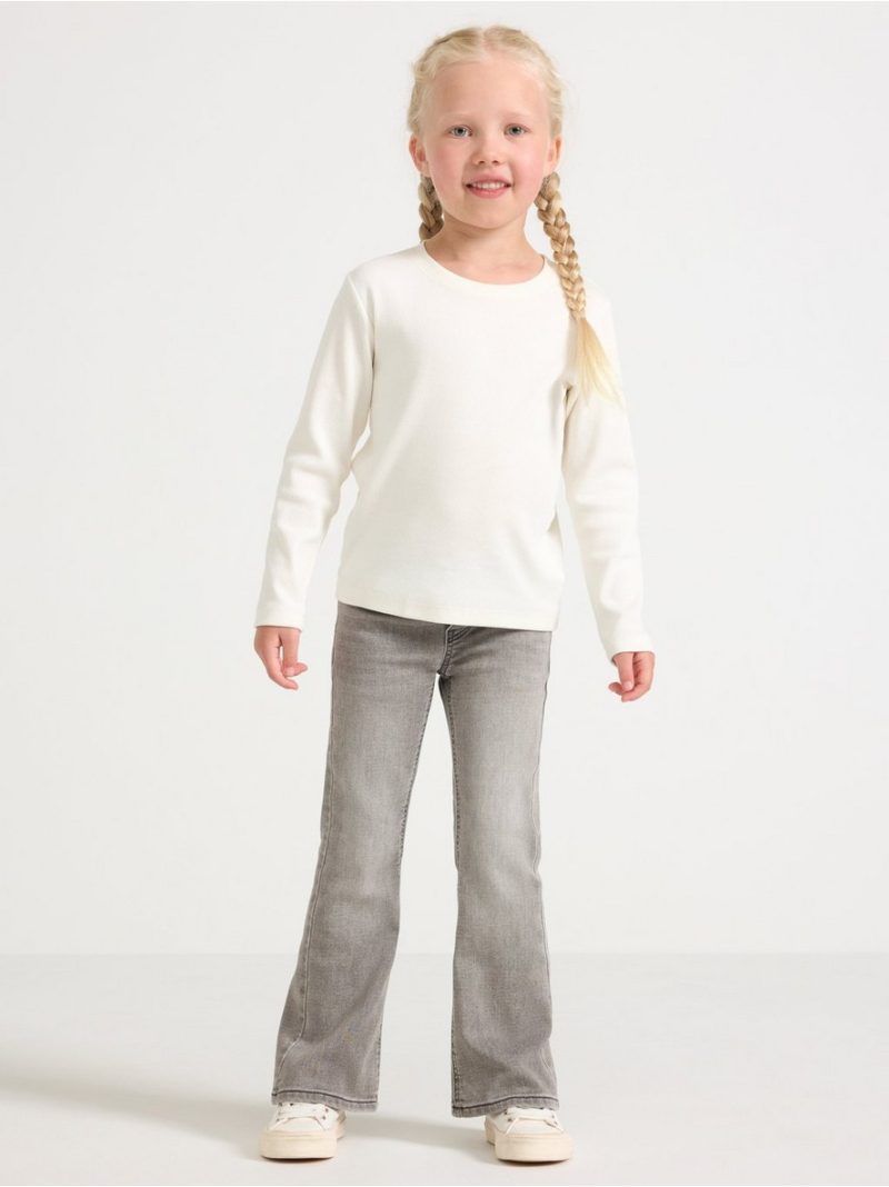 Pantalone – FREJA Flared leg jeans in denim jersey