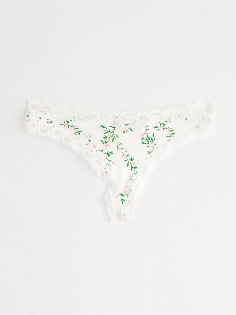 Gaćice – Thong with lace details
