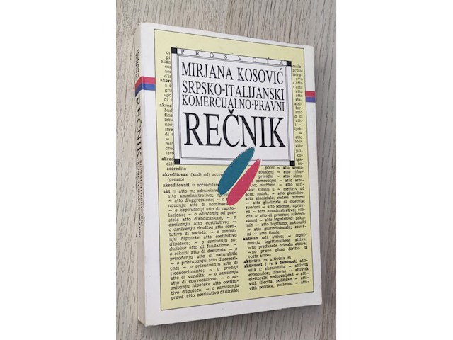 SRPSKO ITALIJANSKI KOMERCIJALNO PRAVNI RECNIK