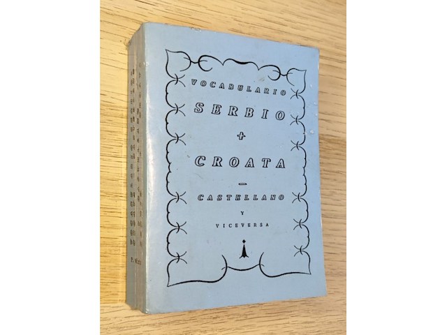 VOCABULARIO SERBIO CROATA CASTELLANO- P Nieto