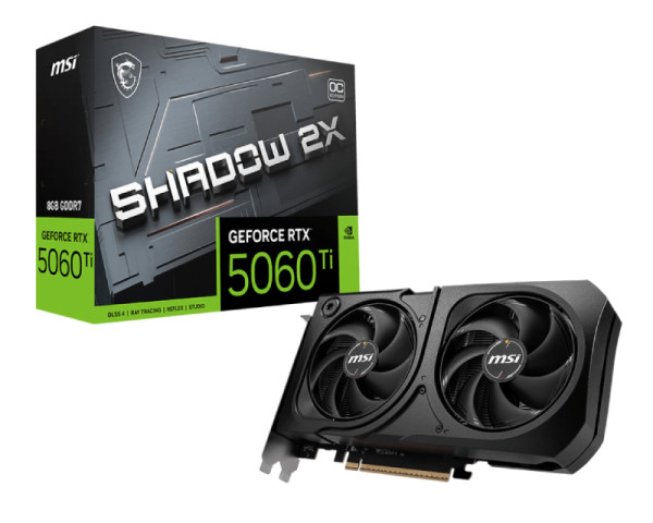 MSI GeForce RTX 5060 TI 8G 128bit RTX 5060 Ti 8G SHADOW 2X OC PLUS grafička karta