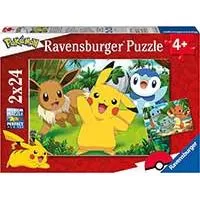 Puzzle slagalice za decu 2x24 dela Pokemon Ravensburger 05668