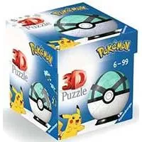 3D Puzzle slagalica Poke lopta Net Pokemon 54 dela Ravensburger 11581
