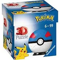 3D Puzzle slagalica Poke lopta Great Pokemon 54 dela Ravensburger 11265