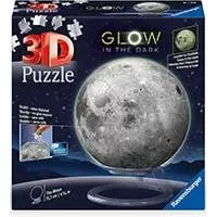 3D Puzzle Mesec koji svetli u mraku 72 dela Ravensburger 11586