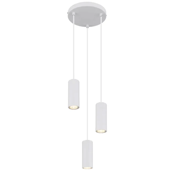 Lusteri i Visilice | Globo James 57918-3HW – Bela