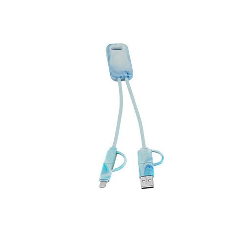 BERNERS. SUPER BRZI 6-U-1 USB KABL OD RECIKLIRANOG PET-A (100% RPET-A)