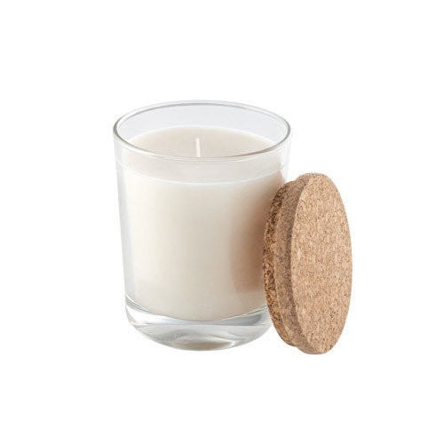 ZEN 180. AROMATIČNA SVEĆA U STAKLENOJ ŠOLJI SA POKLOPCEM OD PLUTE 180 G