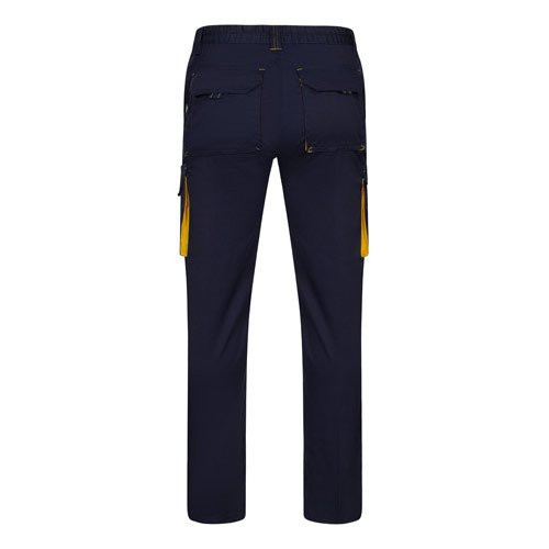VL FIDES. RASTEGLJIVE PANTALONE U DVE BOJE SA VIŠE DŽEPOVA (240G/M²), OD PAMUKA (46%), EME (38%) I POLIESTERA (16%)
