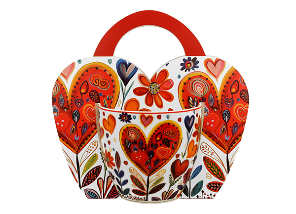 ŠOLJA 460 ml COLORFUL HEARTS 4