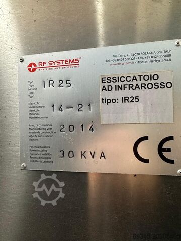 Infracrveni sušač
RF SYSTEMS IR 25