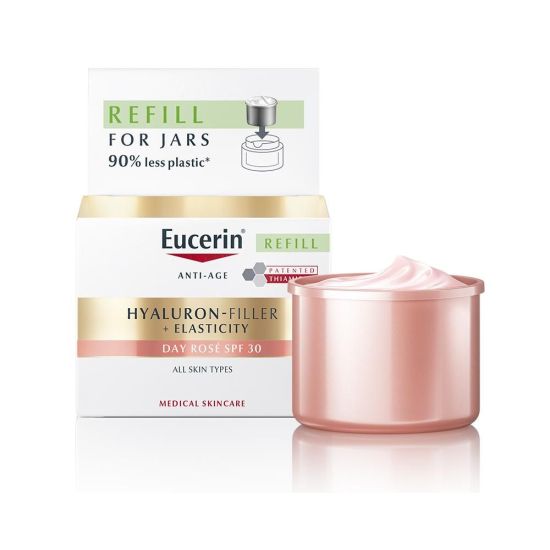 Eucerin Hyaluron-Filler + Elasticity Dnevna krema SPF 30 Rose Refill 50ml
