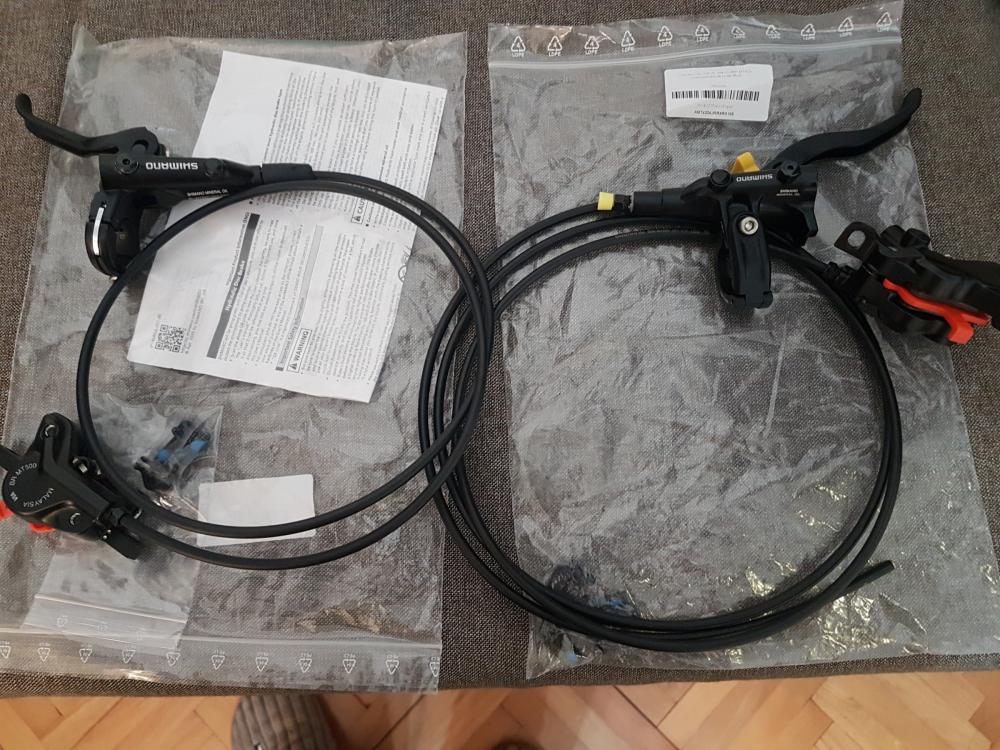 Set Shimano Deore MT4100 4 klipa i MT501 prednja