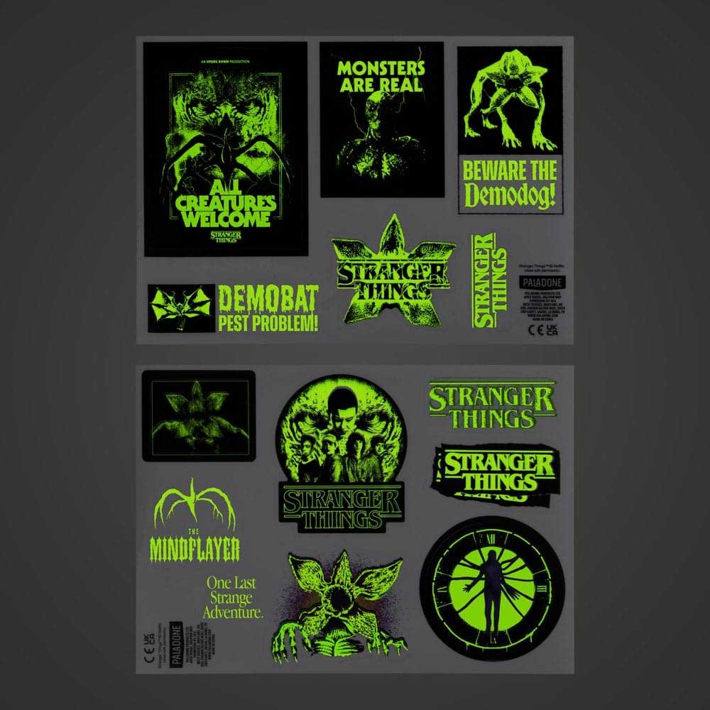 Stranger Things - Glow In The Dark Gadget Decals S5