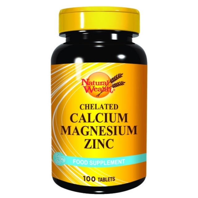 NATURAL WEALTH HELIRANI KALCIJUM + MAGNEZIJUM + CINK TABLETE A100