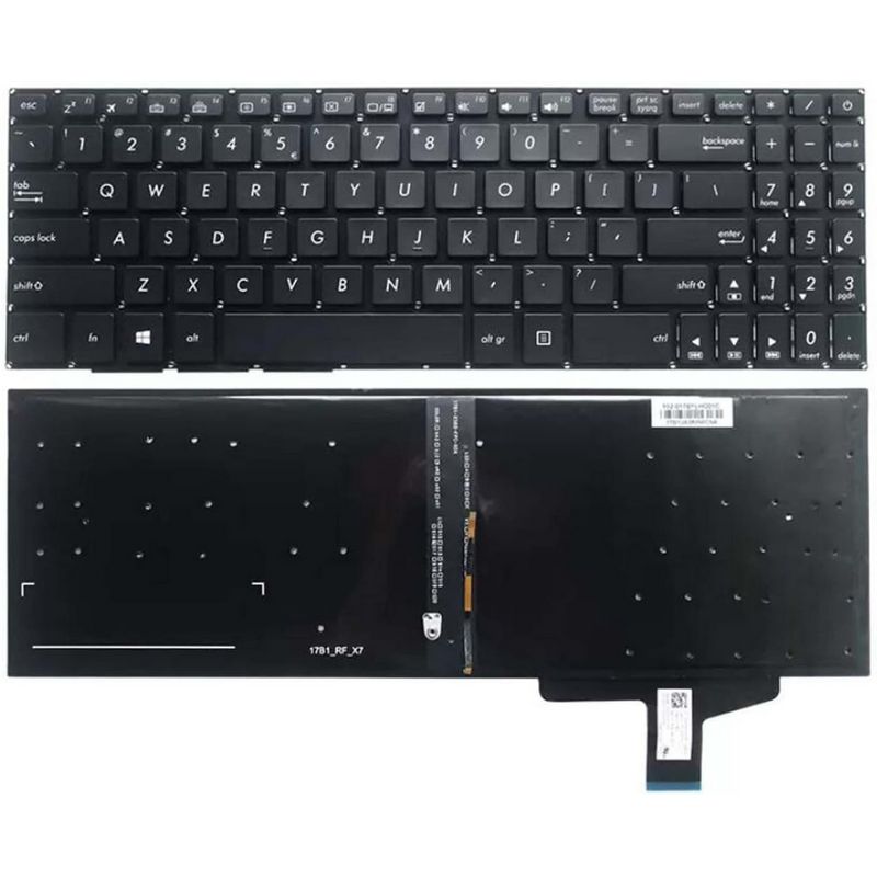 Tastatura za laptop Asus N580 M580 N580V N580VD N580G FX570 F570U mali enter backlight