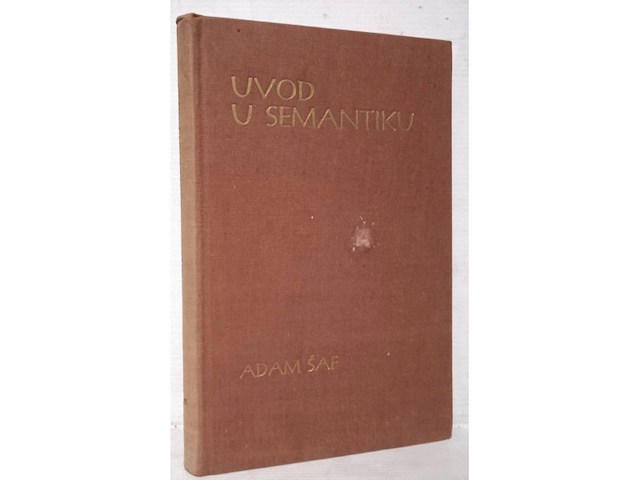 Adam Šaf - Uvod u semantiku
