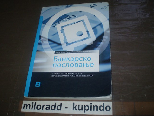 Bankarsko poslovanje za 3 i 4 razred ekonomske škole