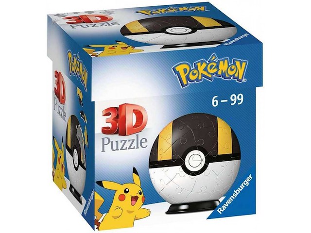 3D Puzzle slagalica Poke lopta Ultra Pokemon 54 dela Ravensburger 11266