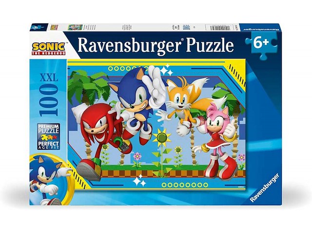 Puzzle slagalice za decu 100XXL delova Knuckles, Sonic, Tails, Amy Ravensburger 12001134
