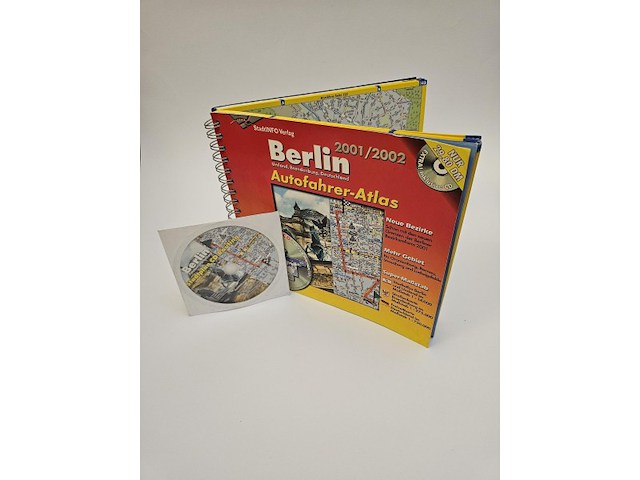 Auto atlas grada Berlina + CD