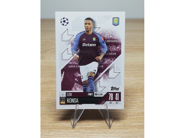 Match Attax 2024/25 4 Ezri Konsa