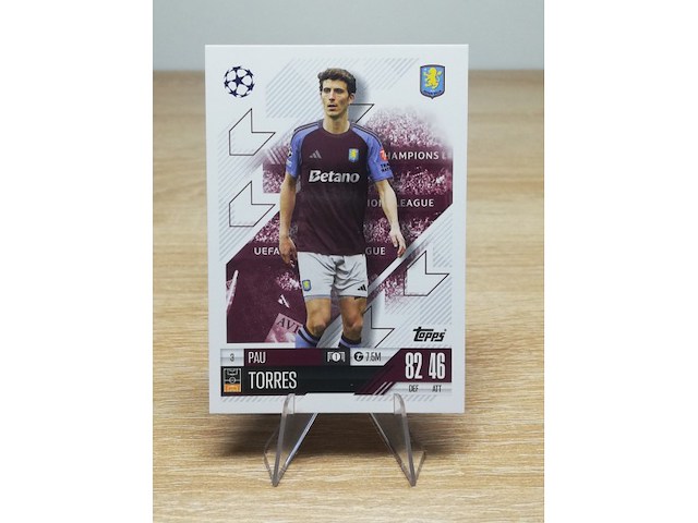 Match Attax 2024/25 3 Pau Torres