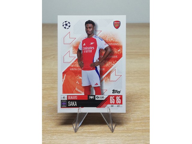 Match Attax 2024/25 40 Bukayo Saka
