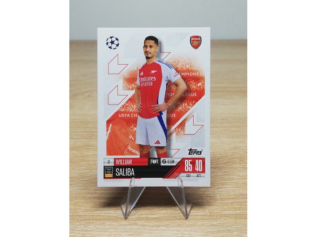 Match Attax 2024/25 31 William Saliba