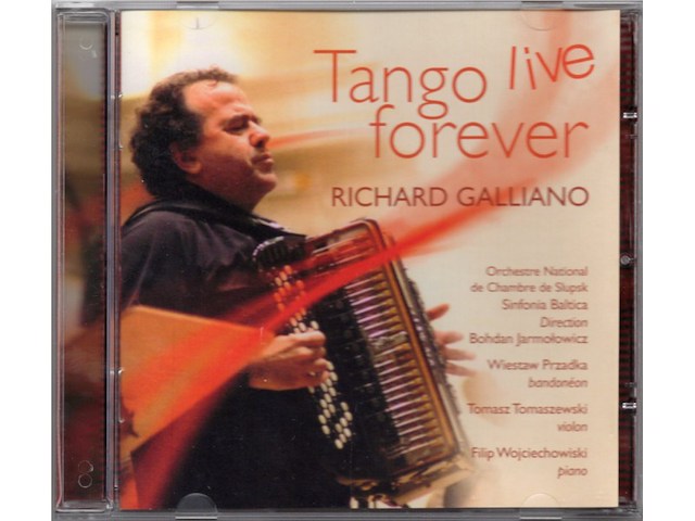 Richard Galliano ‎– Tango Forever Live  [CD, RE]