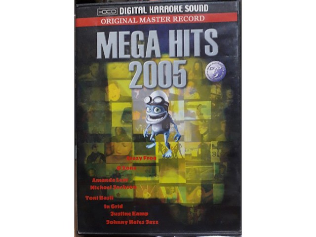 MEGA HITS 2005 KARAOKE HDCD DVD