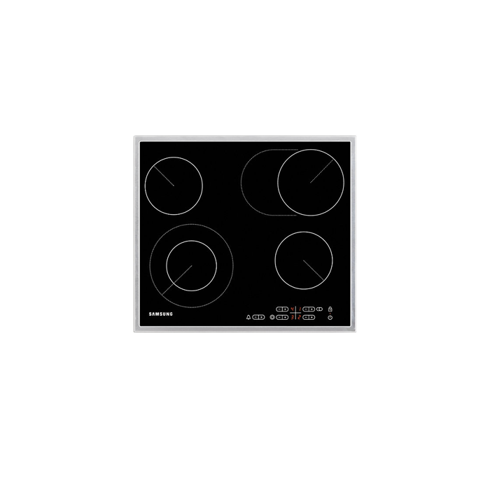 SAMSUNG Ugradna ploča C61R2CAST/BOL Crna, Staklokeramička, Senzorsko upravljanje (Na dodir)