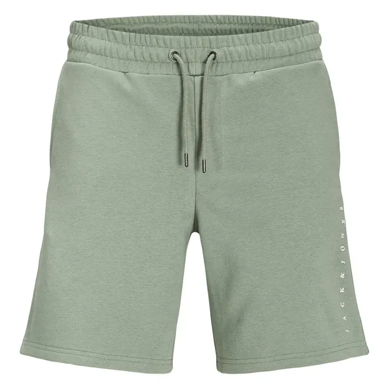 Jack&Jones Muški šorc Gordon Star Jj Sweat Shorts Srt Sn, Sivi