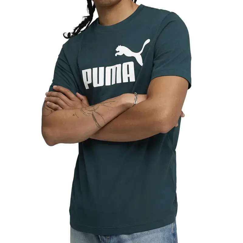 Puma Muška majica K.R. ESS No. 1 Logo Tee, Zelena