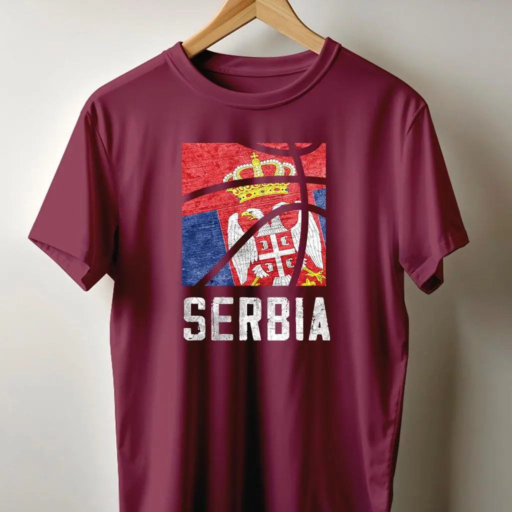 Camiseta Muška majica sa štampanim printom Cam 994, Bordo