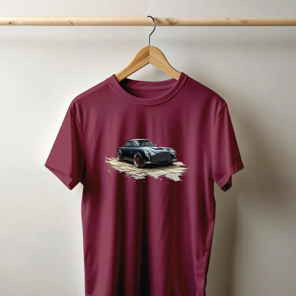 Camiseta Majica sa štampanim printom Cam 852, Muška, Bordo