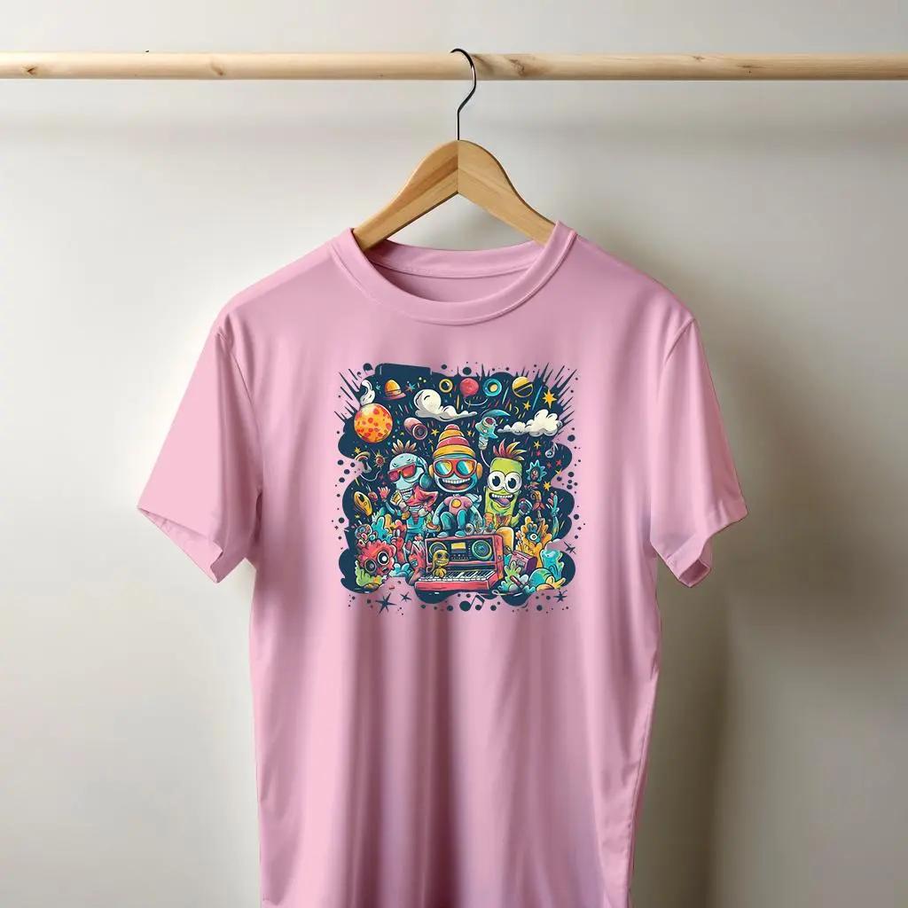 Camiseta Majica sa štampanim printom Cam 781, Muška, Roze