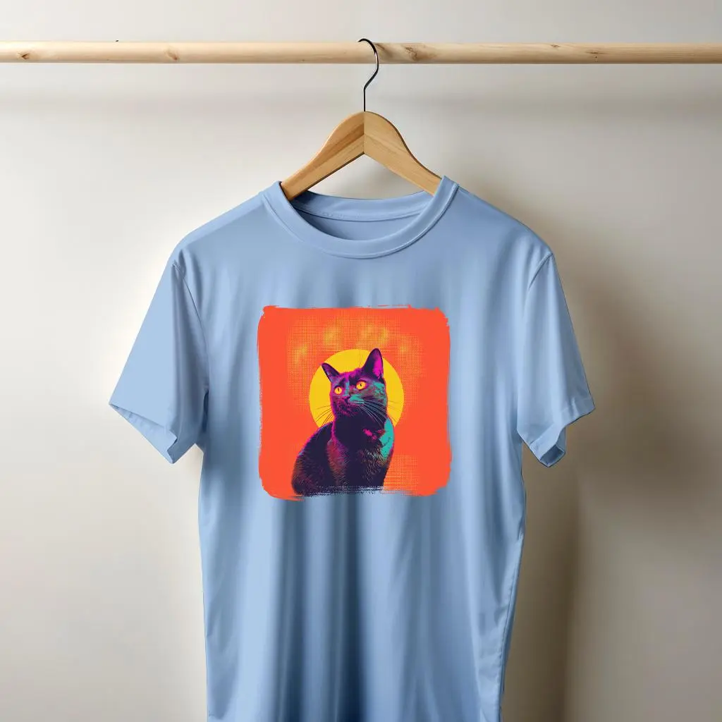 Camiseta Majica sa štampanim printom Cam 290, Muška, Cijan