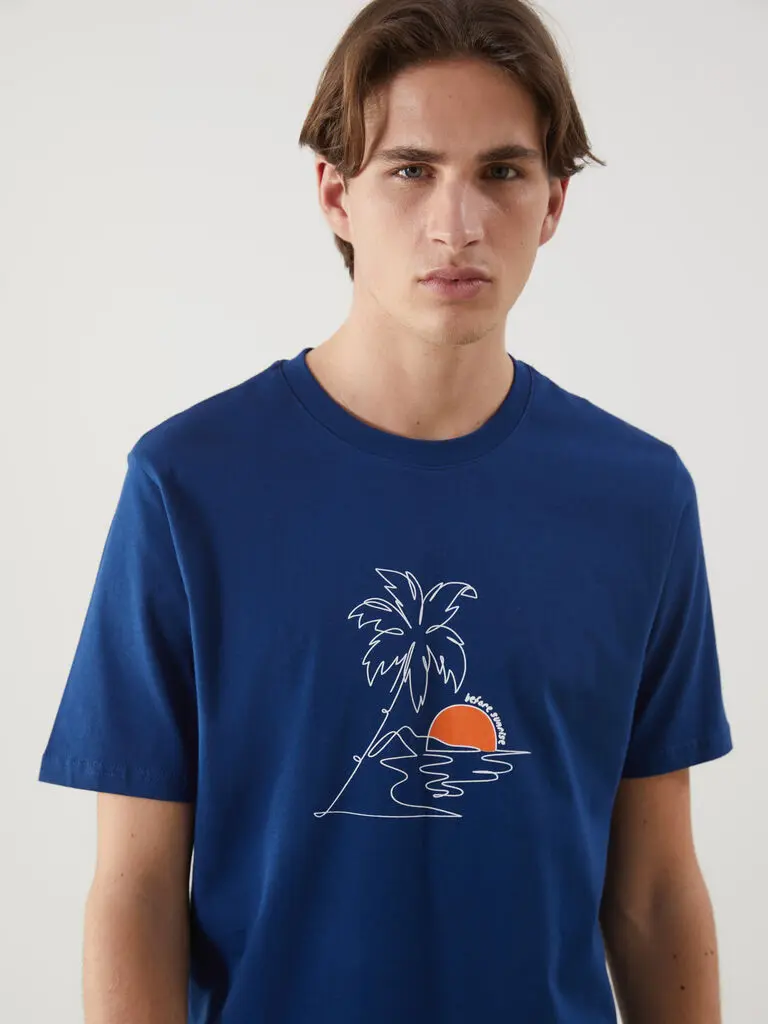 LC Waikiki Muška majica S5IL18Z8-HEU, Teget