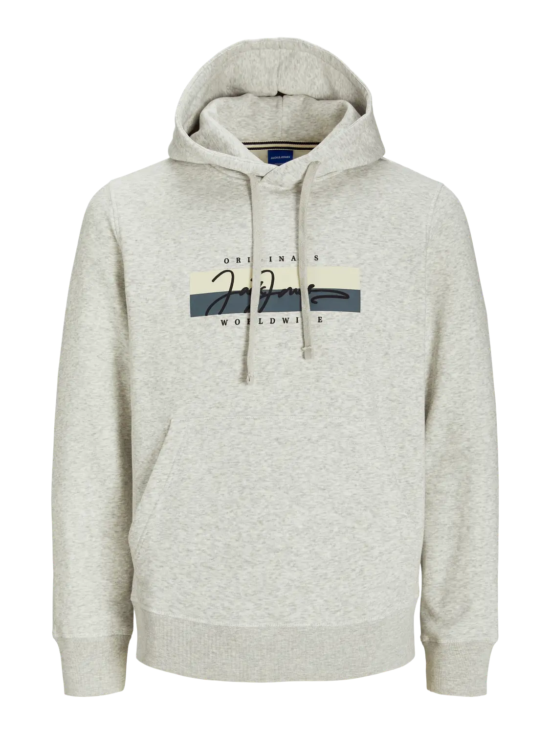 JACK & JONES Muški duks 12274585, Sivi