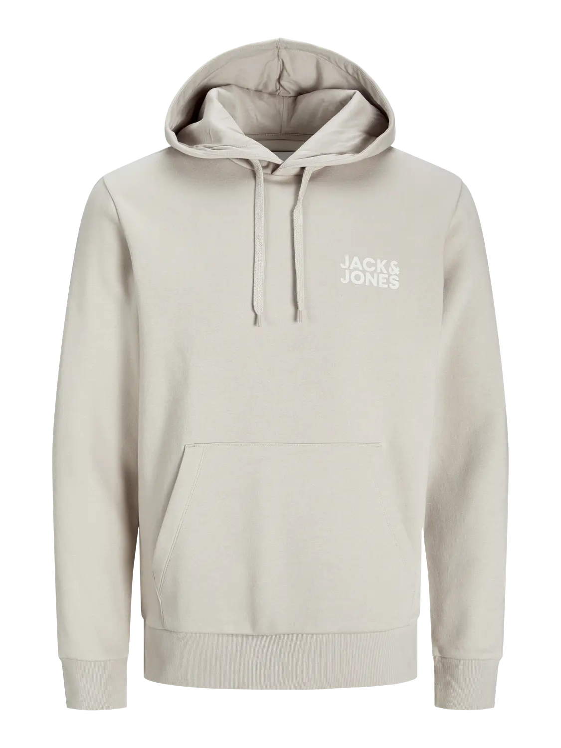 JACK & JONES Muški duks sa kapuljačom 12152840, Bež