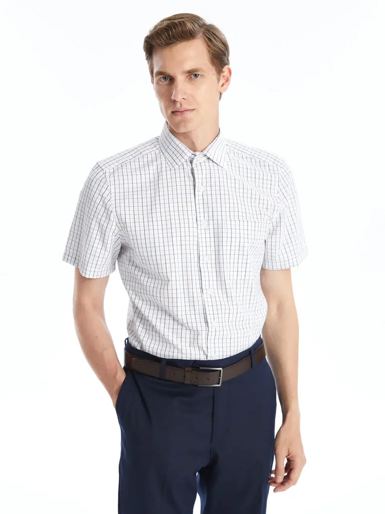 LC Waikiki Muška košulja S4CK31Z8-LN6, Teget