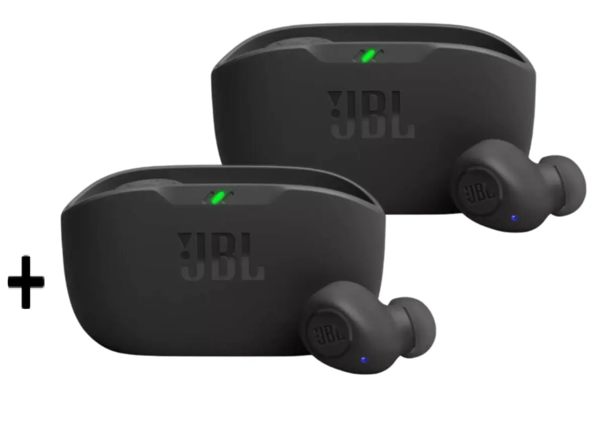 JBL Bežične bluetooth slušalice TWS, Crne, 1+1
