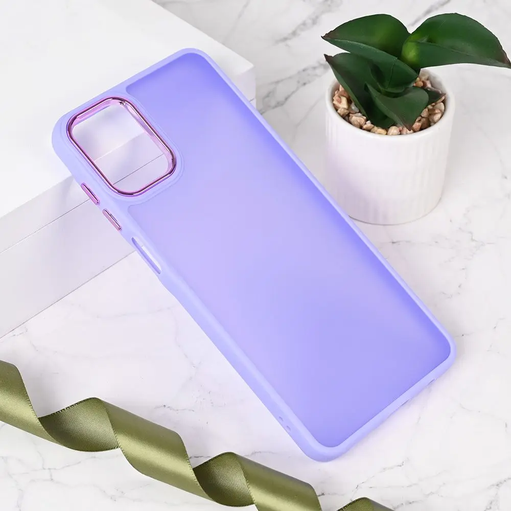 Maska za Samsung A075F Galaxy A07 4G Shining Camera, Ljubičasta