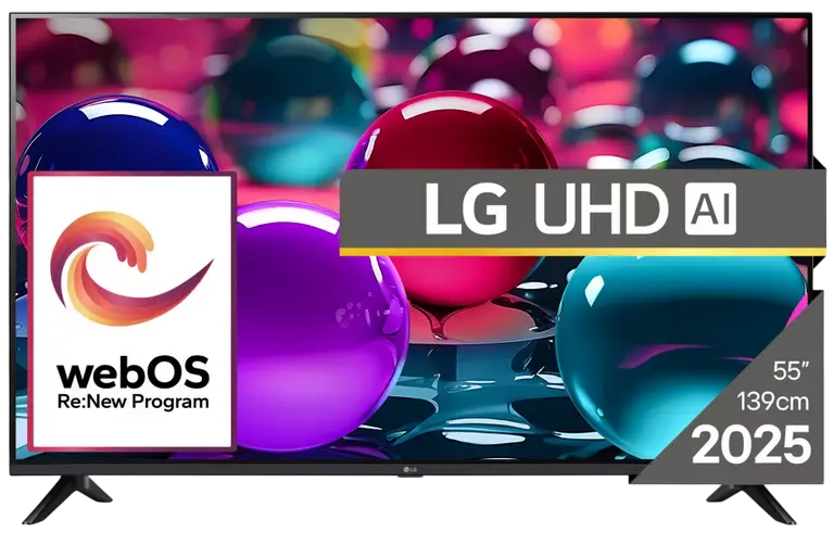 LG Televizor 55UA73003LA 55", 4K UHD, Smart TV 2025, Crni