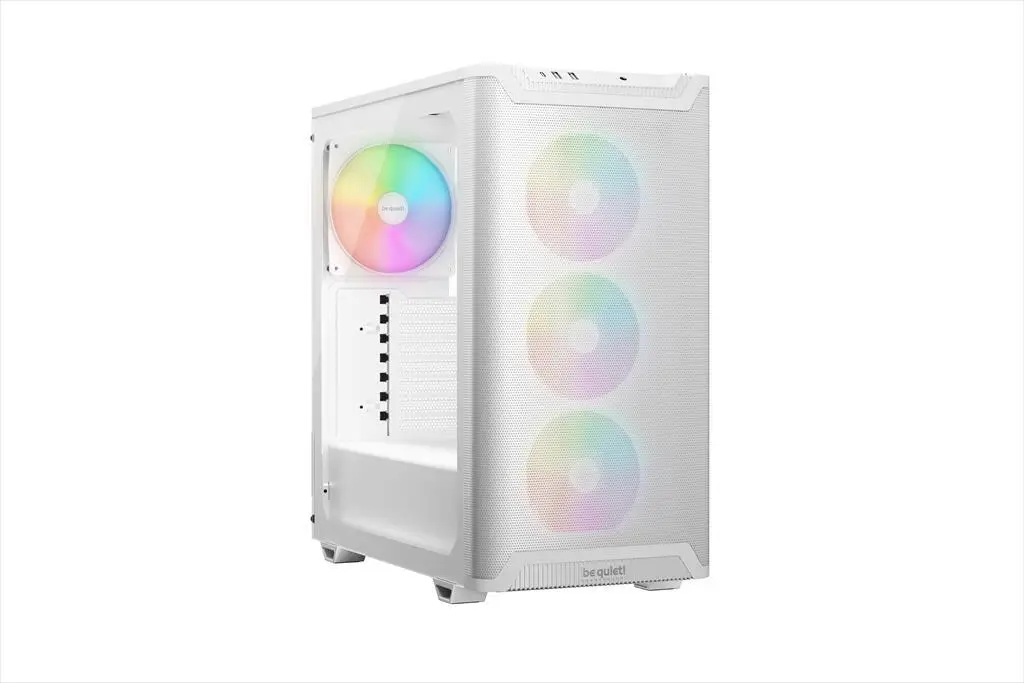 Kućište Be Quiet! ATX Mid-Tower Pure Base 501 Lx, 4x120Mm Light Wings Lx Argb, prednja mreža, Argb/Pwm kontroler, belo Bgw79