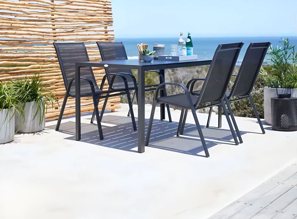 Set od 2 baštenske stolice black MultiGarden