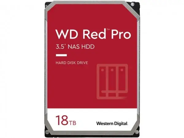 WD HDD SATA 18TB WD181KFGX Pro, NAS 7200, RPM, 512MB