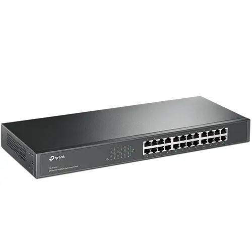 TP-LINK Switch TL-SF1024 24x RJ45/10/100Mbps/Rackmount metalno kuciste crni