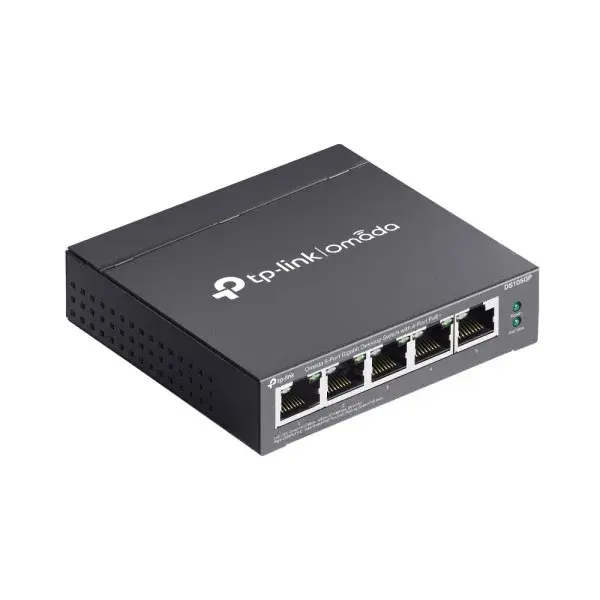 TP-LINK LAN Switch DS105GP, 5x1G, 4PoE, 65W